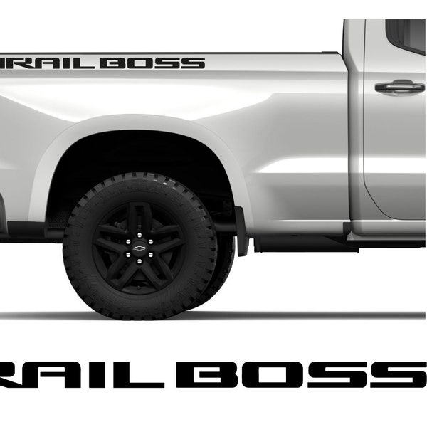 Black Trail Boss Decals - Etsy