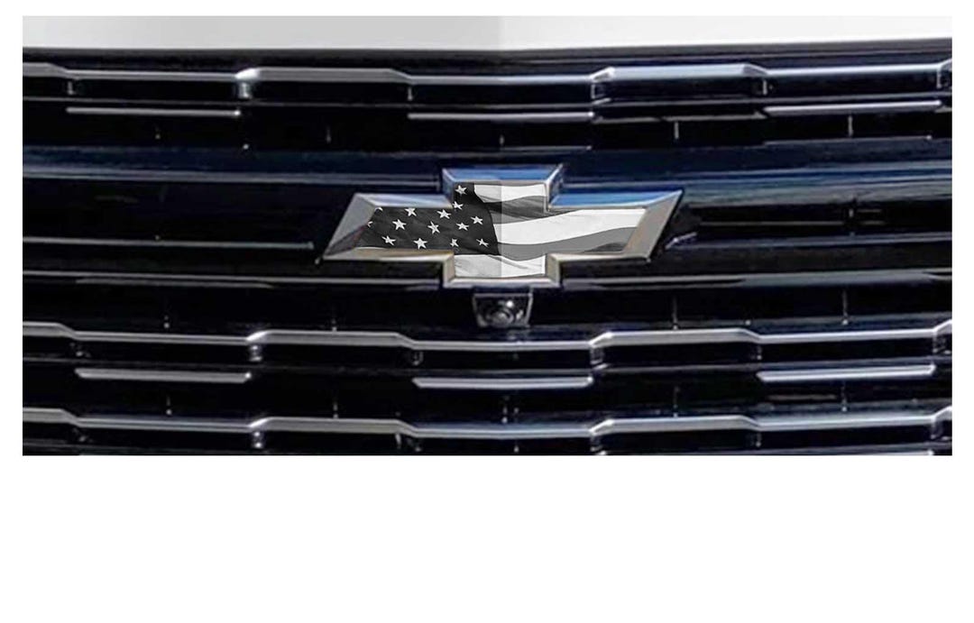 2021-2026 Chevy Suburban American Flag Grille Gate Bowtie Emblem ...