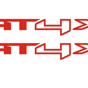 2023 2024 2025 GMC Canyon AT4X Red Hood Decals Set 0f 2 GM Official ...