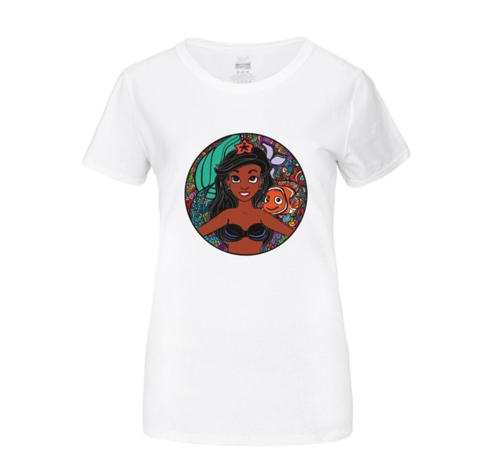 Disney Shirt Ariel Womens Original Art Shirt Disney - Etsy