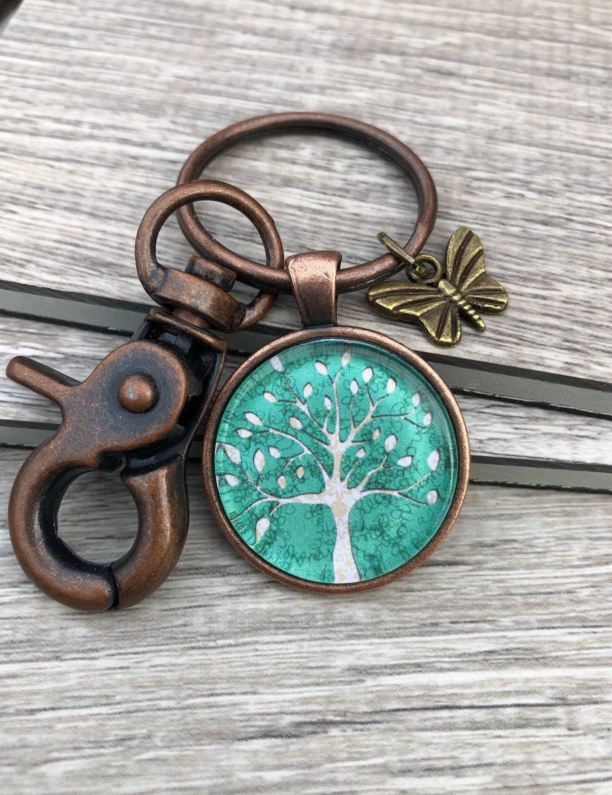 Vintage Look Tree of Life Key Chain Tree of Life Vintage | Etsy