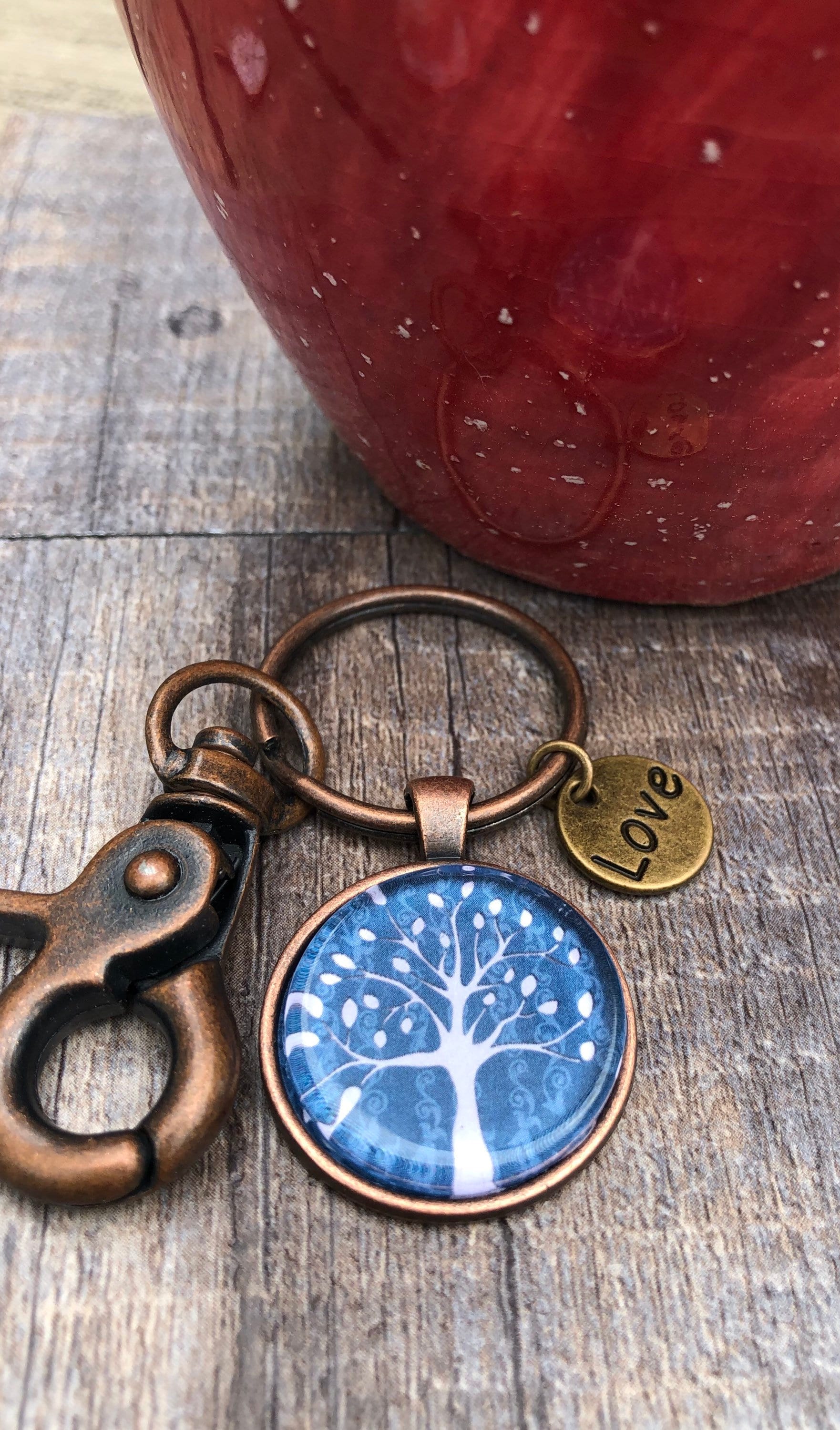 Vintage Look Tree of Life Key Chain Tree of Life Vintage | Etsy