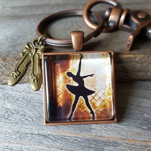 Dancer Key Chain, Ballet Key Chain, Gift for Dancer, Dance Mom, Ballet ...