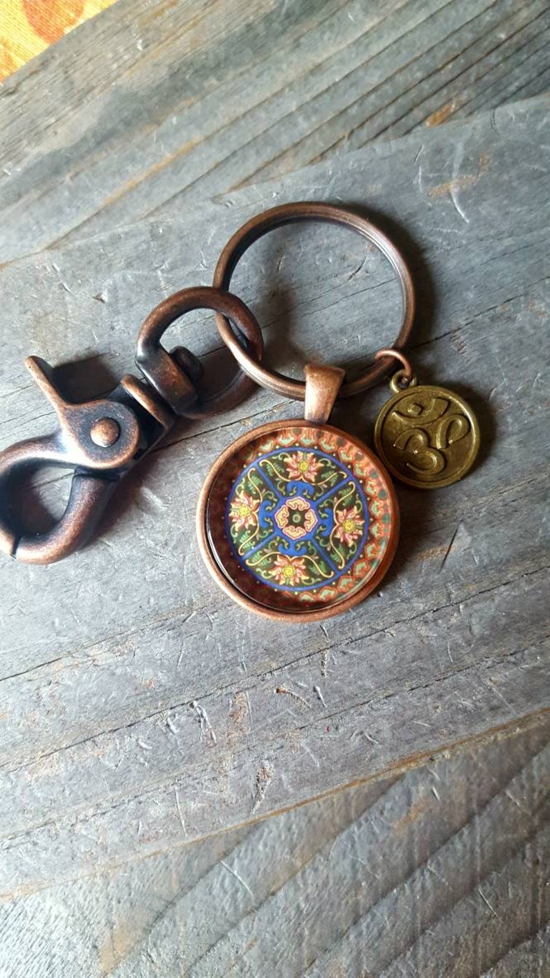 Vintage Look Mandala Key Chain Mandala Key Chain Spiritual - Etsy