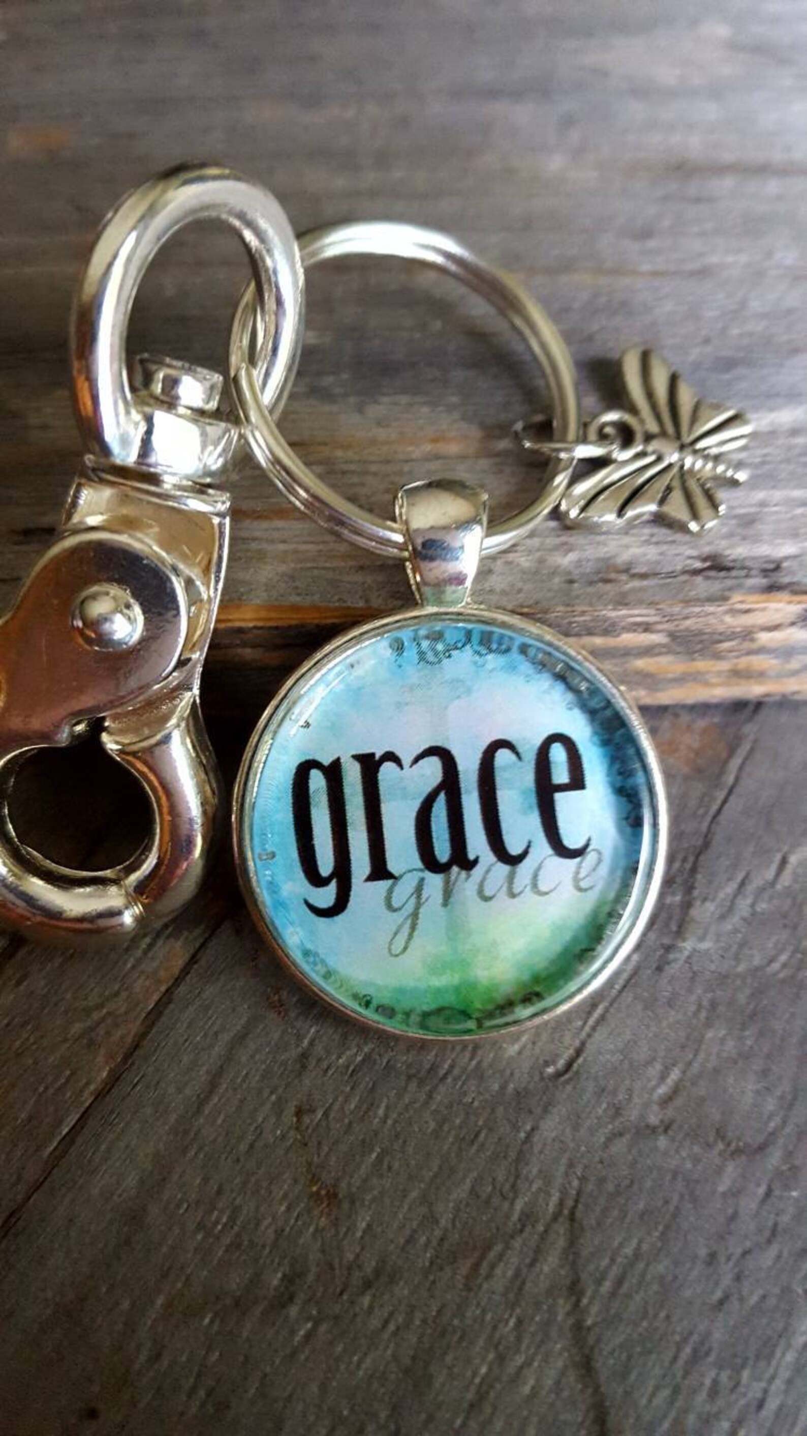 Grace Key Chain, Inspirational Gift, Spiritual Gift, Religious Gift ...