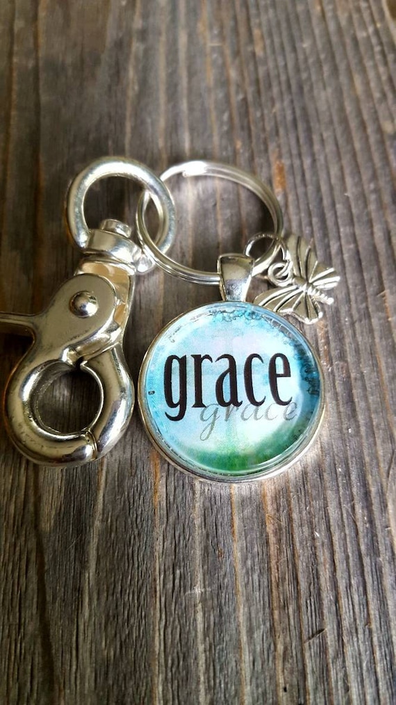 Grace Key Chain Inspirational Gift Spiritual Gift Religious | Etsy