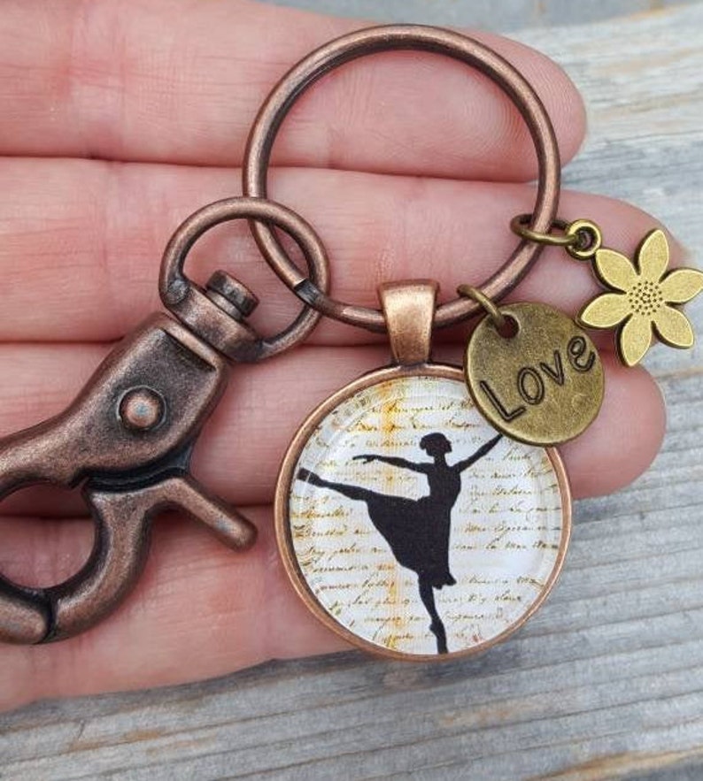 Dancer Keychain Dancer Gift Dance Gift Vintage Keychain - Etsy