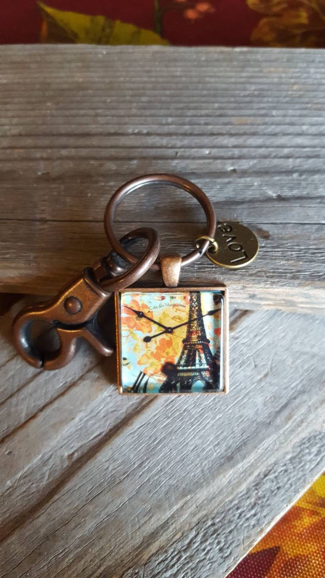Eiffel Tower Key Chain, Paris Key Chain, Vintage Key Chain, Paris ...