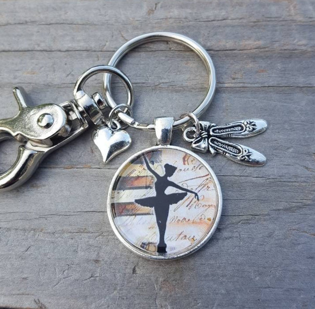 Dancer KeyChain Dancer Gift Dance Gift Vintage KeyChain - Etsy.de