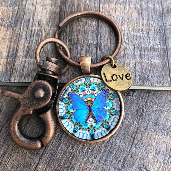 Butterfly Keychain - Etsy