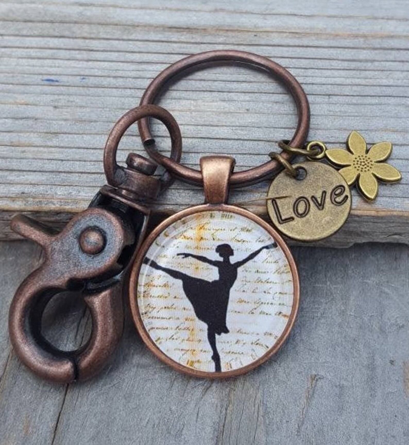 Dancer Keychain Dancer Gift Dance Gift Vintage Keychain - Etsy