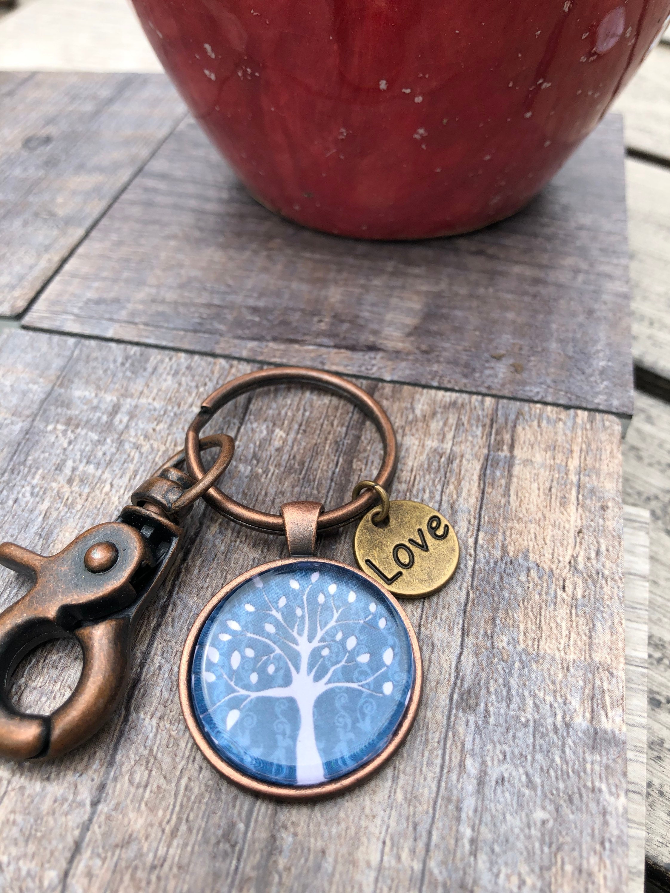 Vintage Look Tree of Life Key Chain Tree of Life Vintage | Etsy