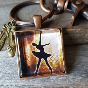 Dancer Key Chain, Ballet Key Chain, Gift for Dancer, Dance Mom, Ballet ...