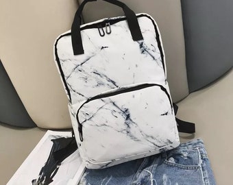 White backpack | Etsy