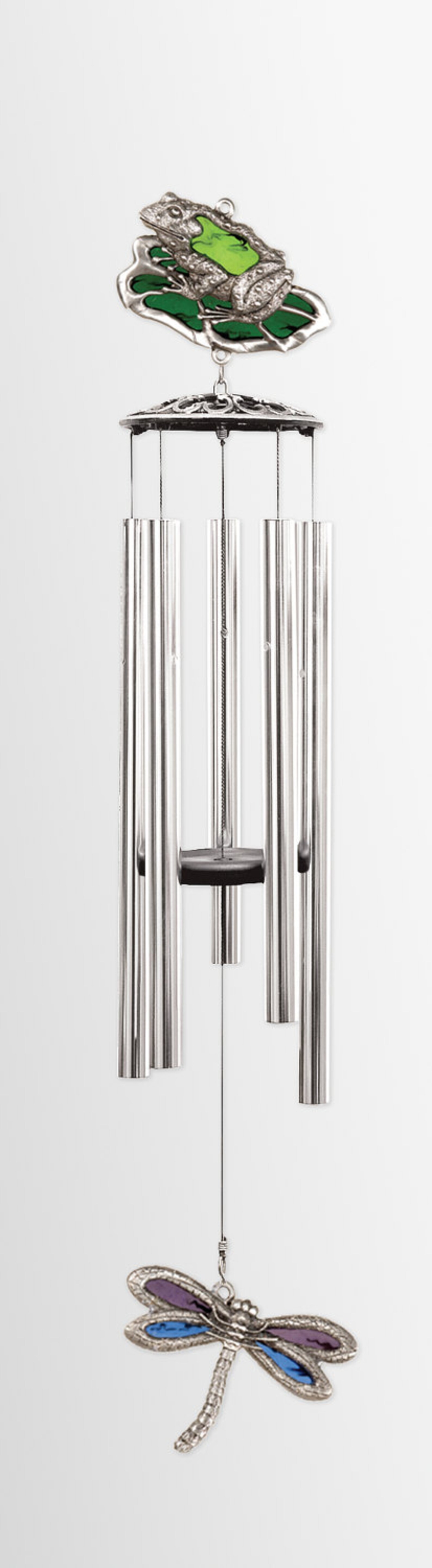 Kara's 36" Frog Stained Glass Wind Chime - Etsy