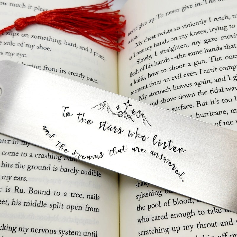 Metal Bookmark - Etsy