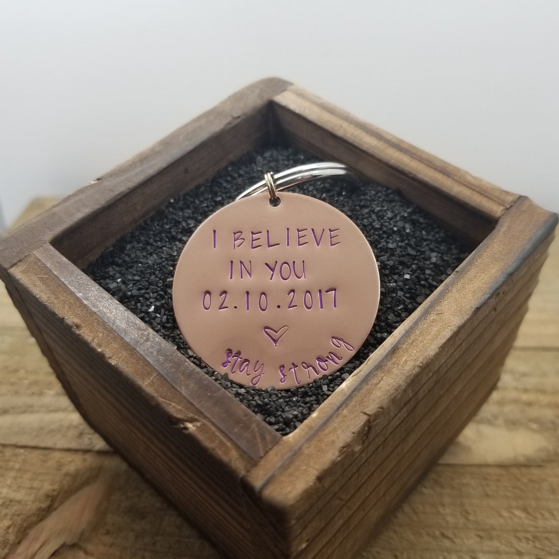 Custom Sobriety I Believe Recovery Key Chain Custom Key - Etsy