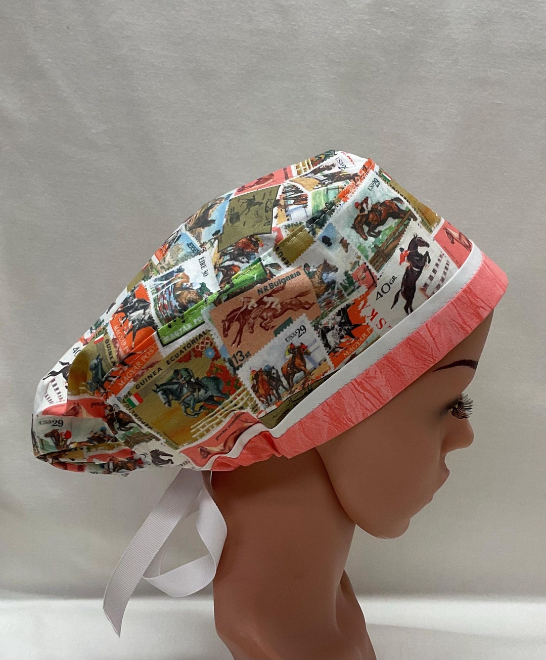 Surgical Scrub Cap, Chemo Cap, Nurse Hat, Scrub Hat, Traditional Tie ...