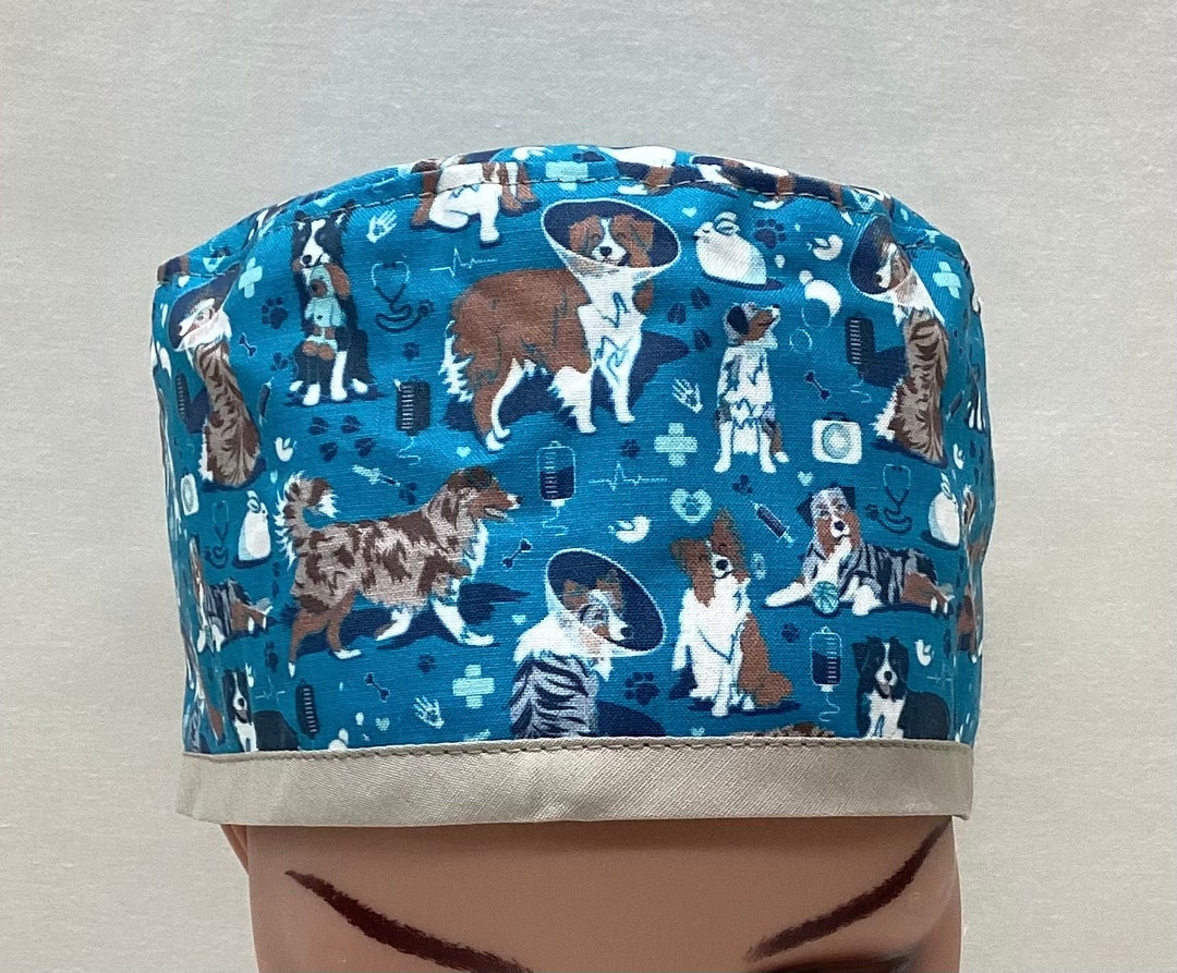 MEN'S Surgical Scrub Cap, Chemo Cap, Nurse Hat, Scrub Hat, Traditional ...