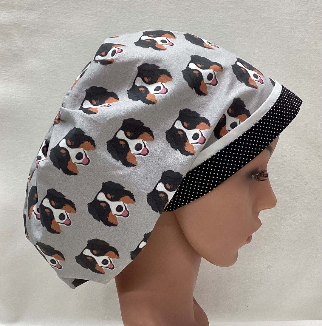 Australian Shepherd Surgical Scrub Cap, Chemo Cap, Nurse Hat, Scrub Hat ...