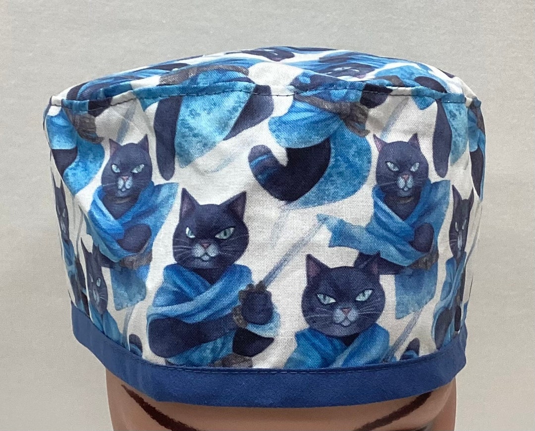 MEN'S Surgical Scrub Cap, Chemo Cap, Nurse Hat, Scrub Hat, Traditional ...