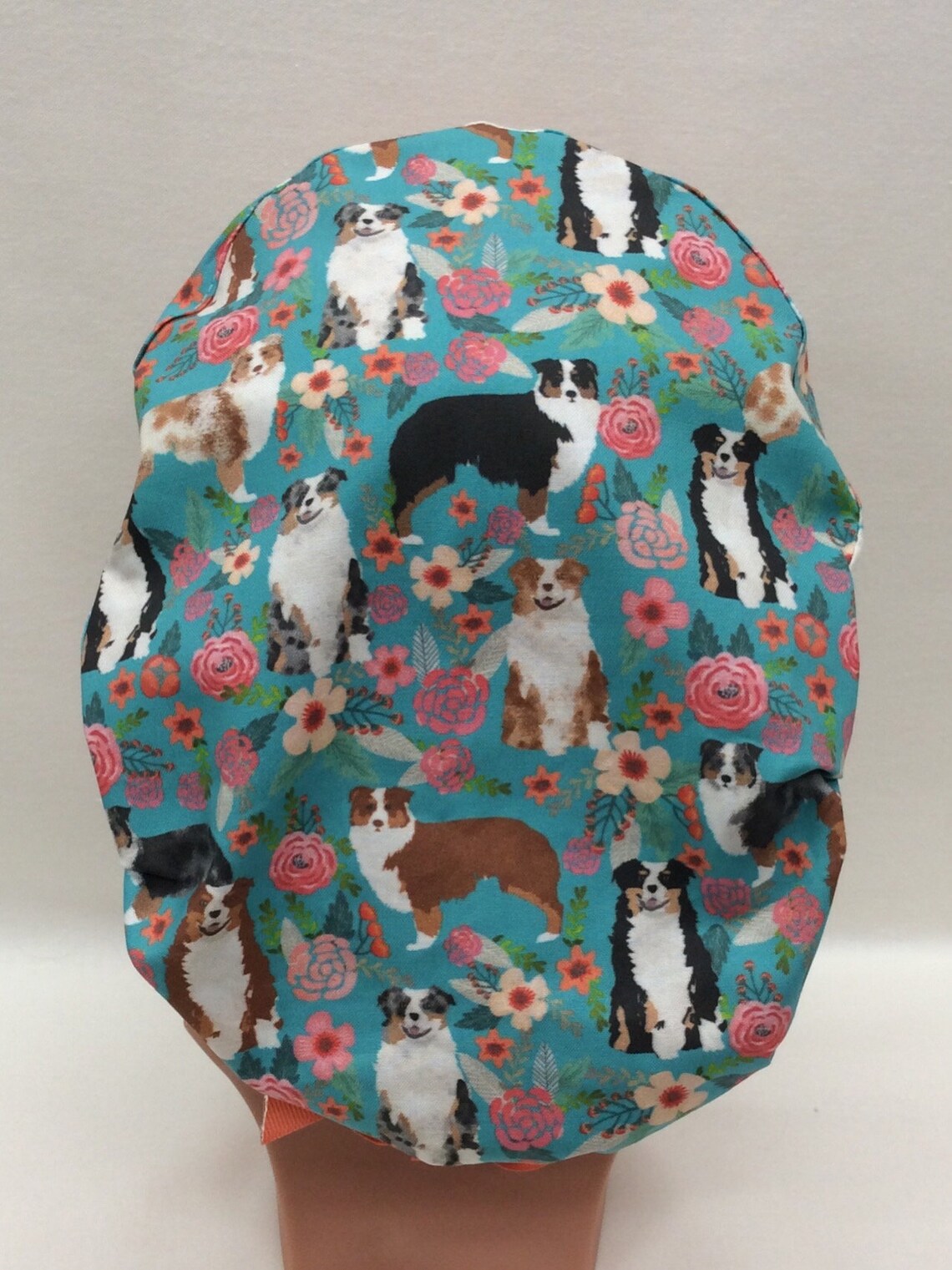 Australian Shepherd Surgical Scrub Cap Chemo Cap Nurse Hat - Etsy