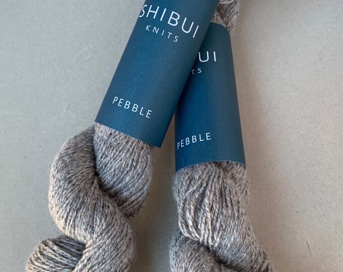 Shibui Knits Pebble "ash", Two Skeins, Light Fingering Weight Yarn ...