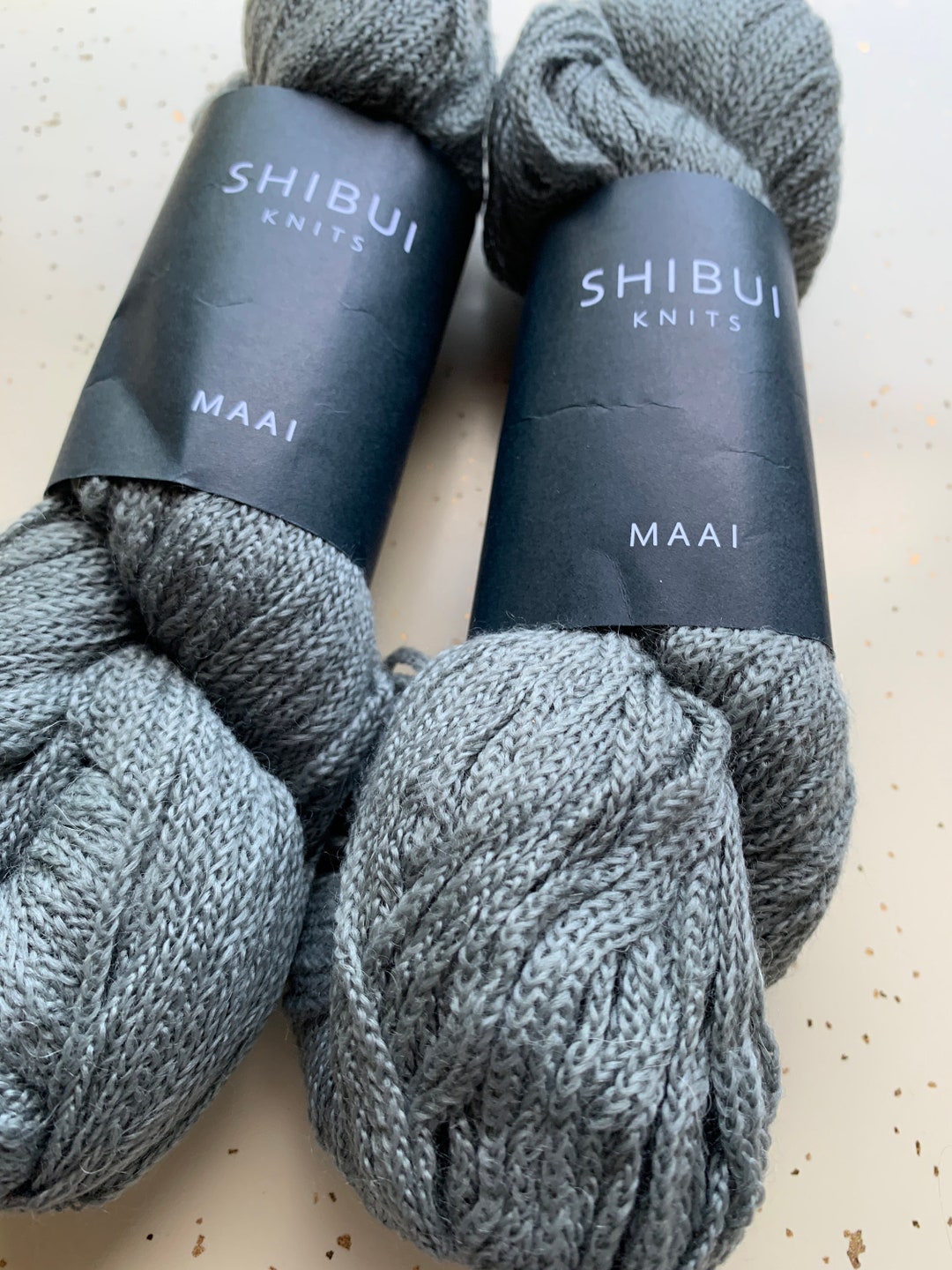 Shibui Knits Maai fog, Two Skeins, Superbaby Alpaca & Merino Blend, DK ...