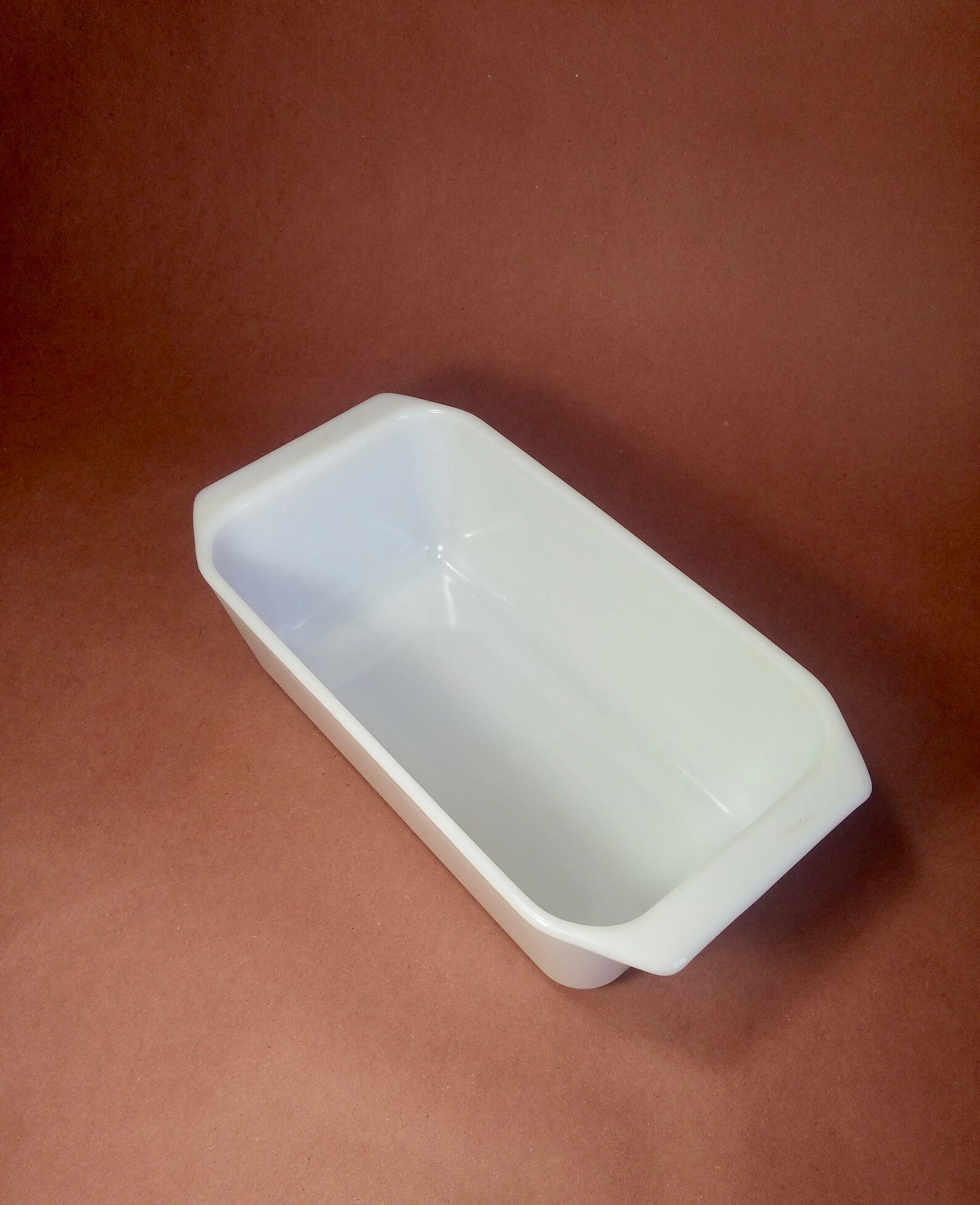 Pyrex White Glass Loaf Pan 215-B, 9X5X3, Vintage Pyrex, Opal White ...