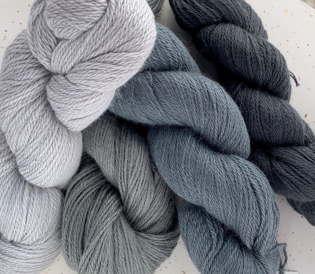 Shibui Knits 100% Baby Alpaca Yarn, Lot of Two 100g Hanks, DK Weight ...