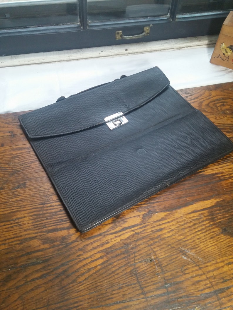 Vintage Faux Leather Portfolio Document Envelope Pouch - Etsy