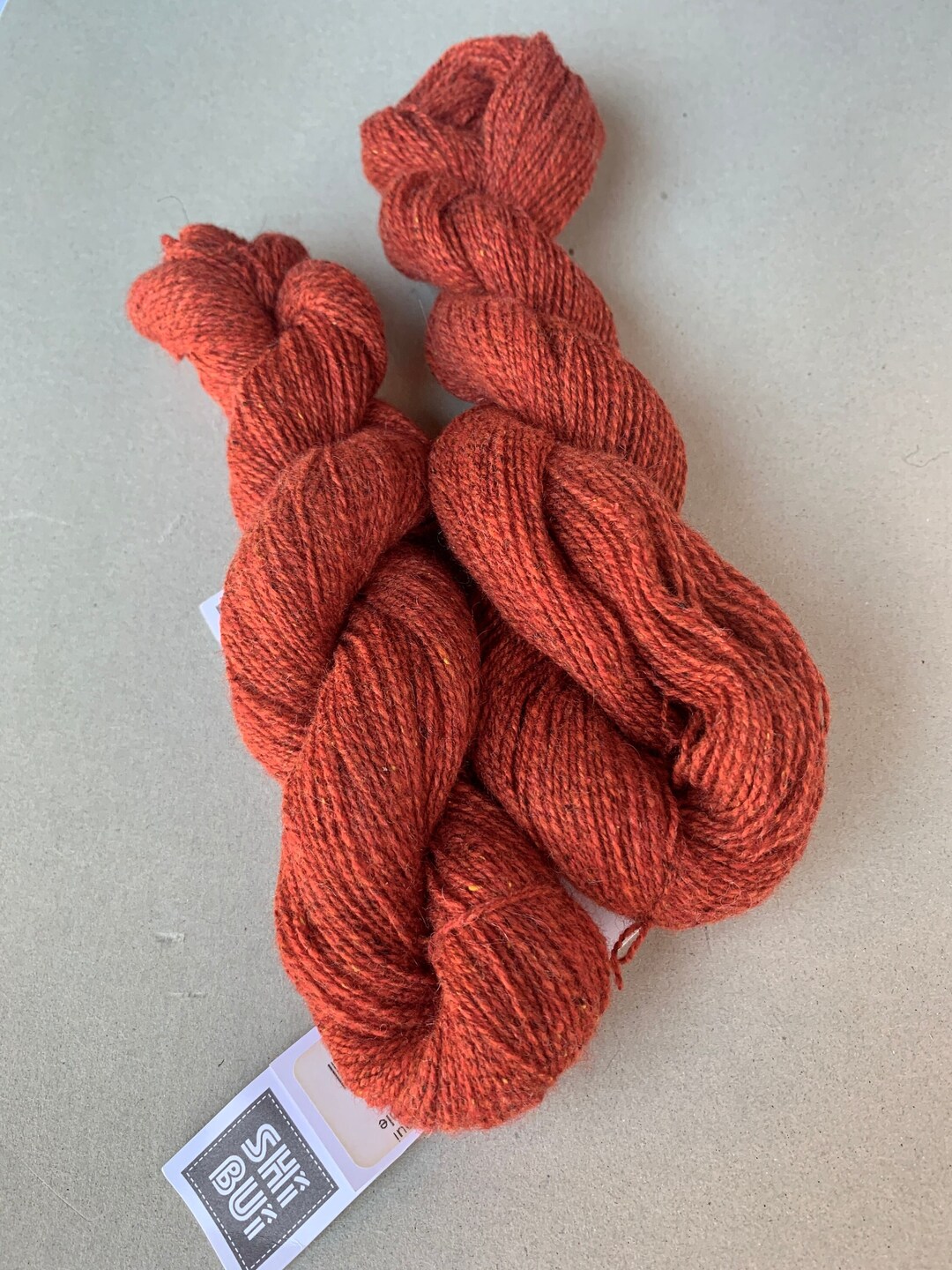 Shibui Knits Pebble brick, Two Skeins, Light Fingering Weight Yarn ...