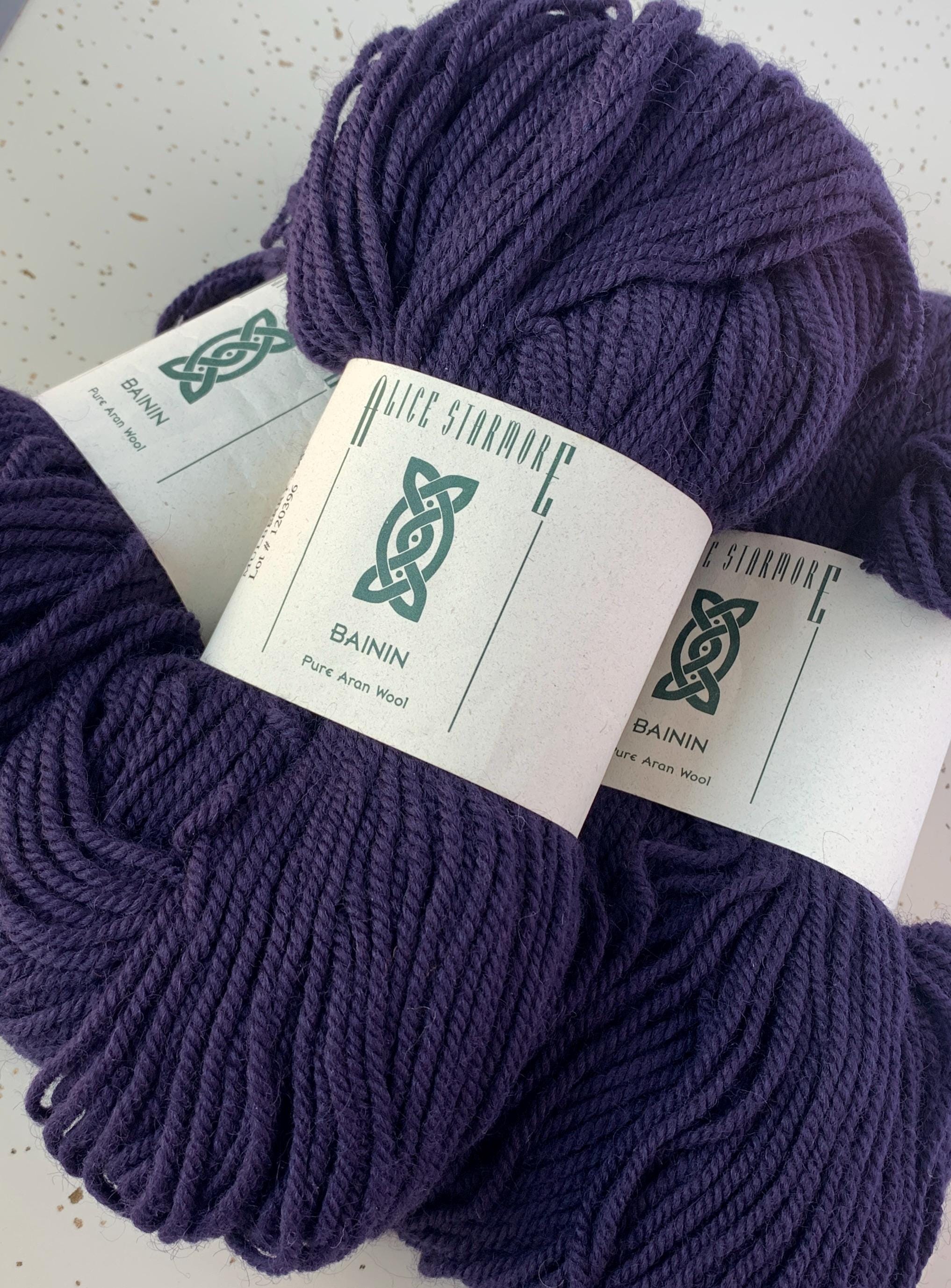 Alice Starmore Banin, Lot of 6 Hanks, Classic British Aran Weight Yarn ...