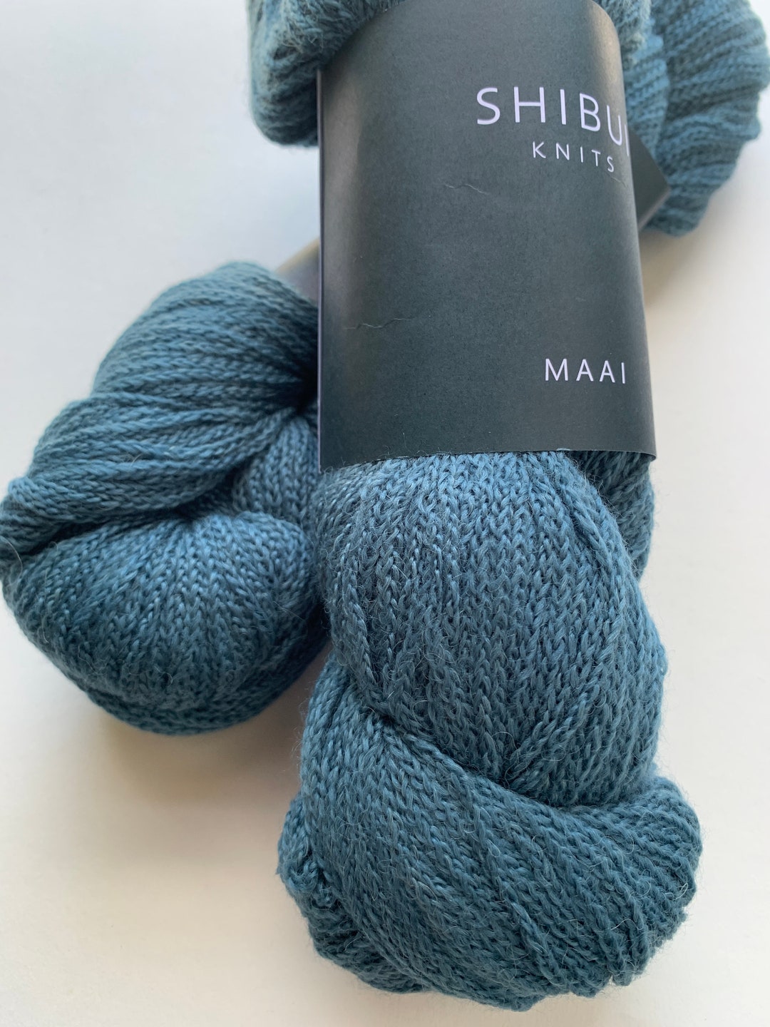 Shibui Knits Maai fjord, Two Skeins, Superbaby Alpaca & Merino Blend ...