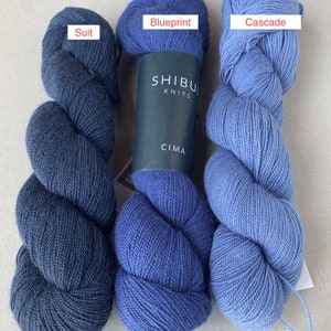 Shibui Knits Cima cascade, Superbaby Alpaca and Fine Merino Blend, Two ...