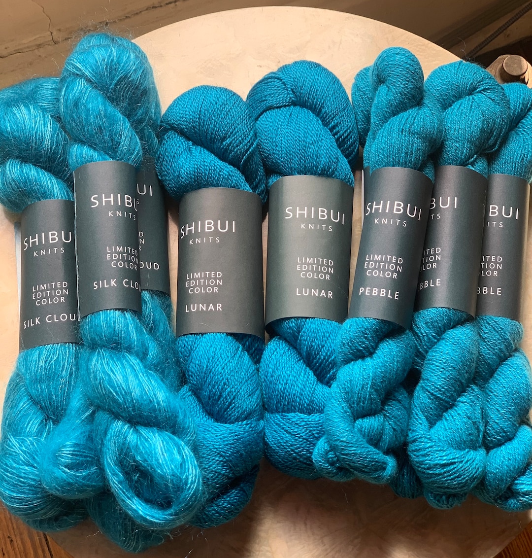 Shibui Knits Yarn Collection, Limited Edition Color Riviera, 9 Color ...