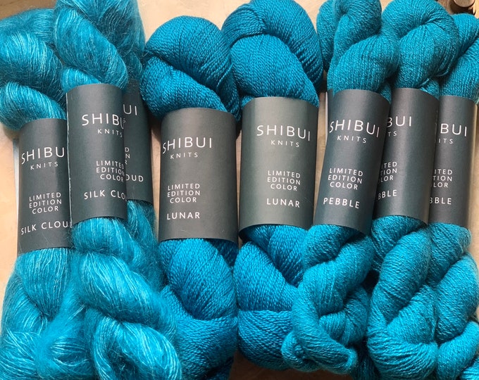 Shibui Knits Yarn Collection, Limited Edition Color Riviera, 9 Color ...
