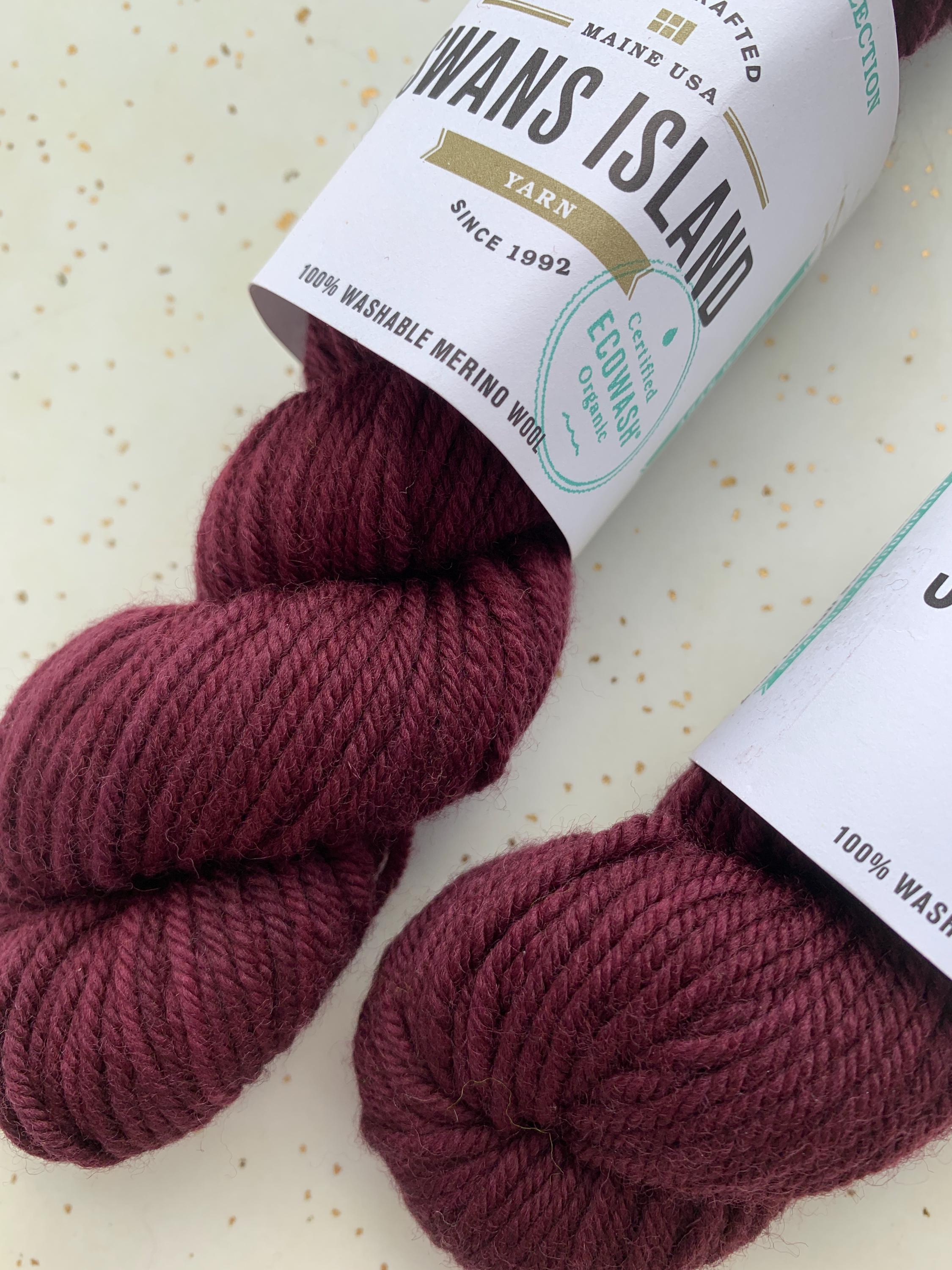 Swan’s Island- Washable Wool Collection, 100% Organic Merino Wool Yarn ...