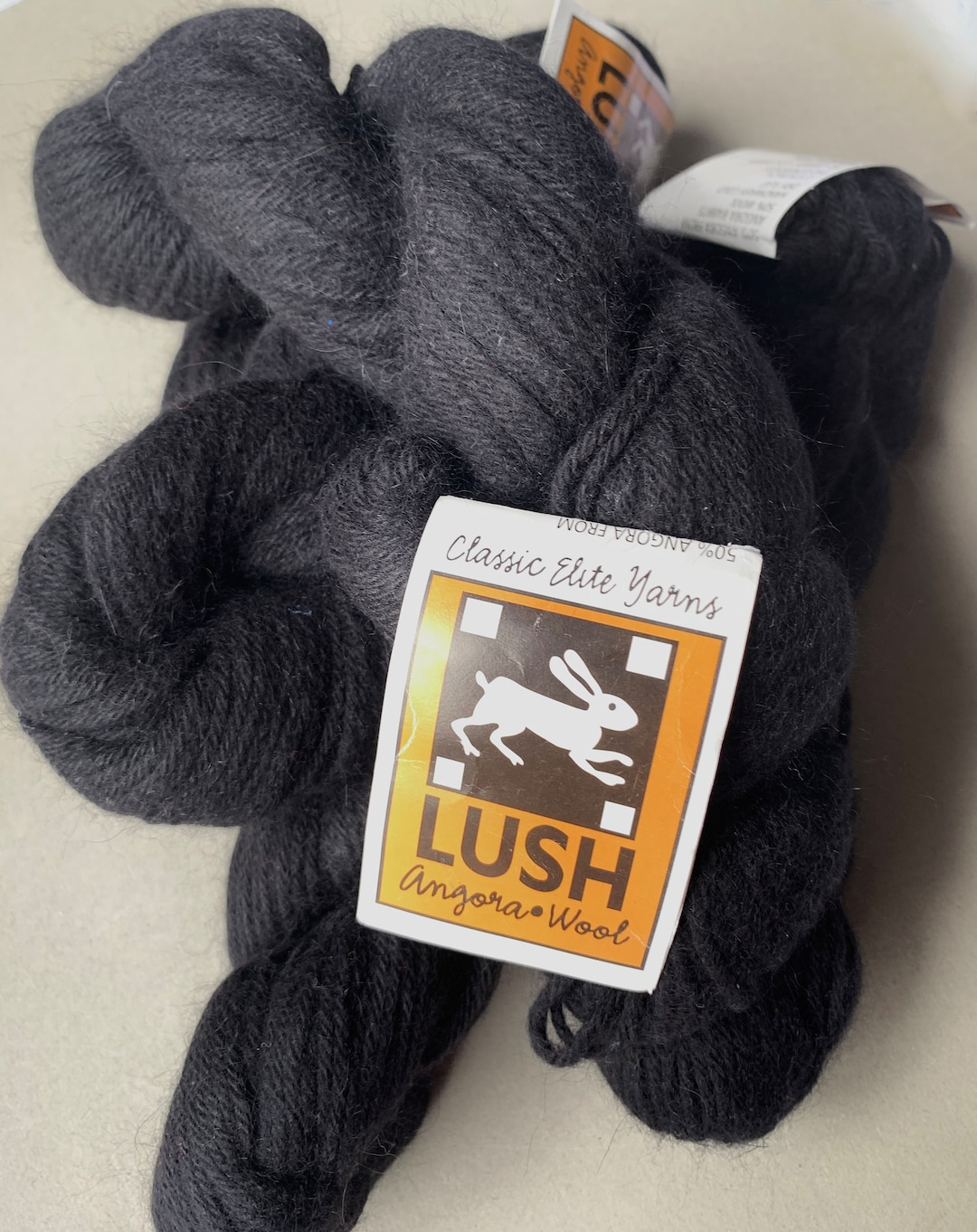 Classic Elite Lush, Lot of Four Skeins, Angora & Wool Blend, Color 4413 ...