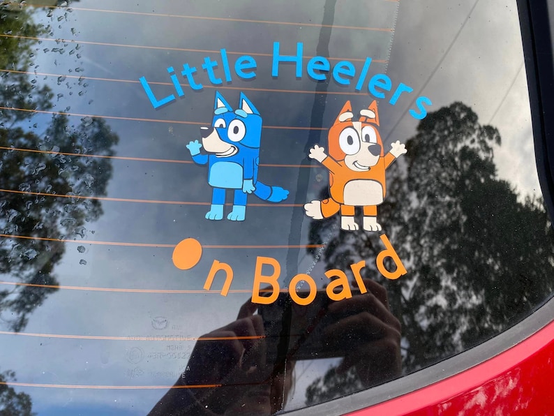 Bluey Car Decal - Etsy