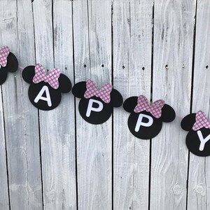 Minnie Mouse Banner - Etsy