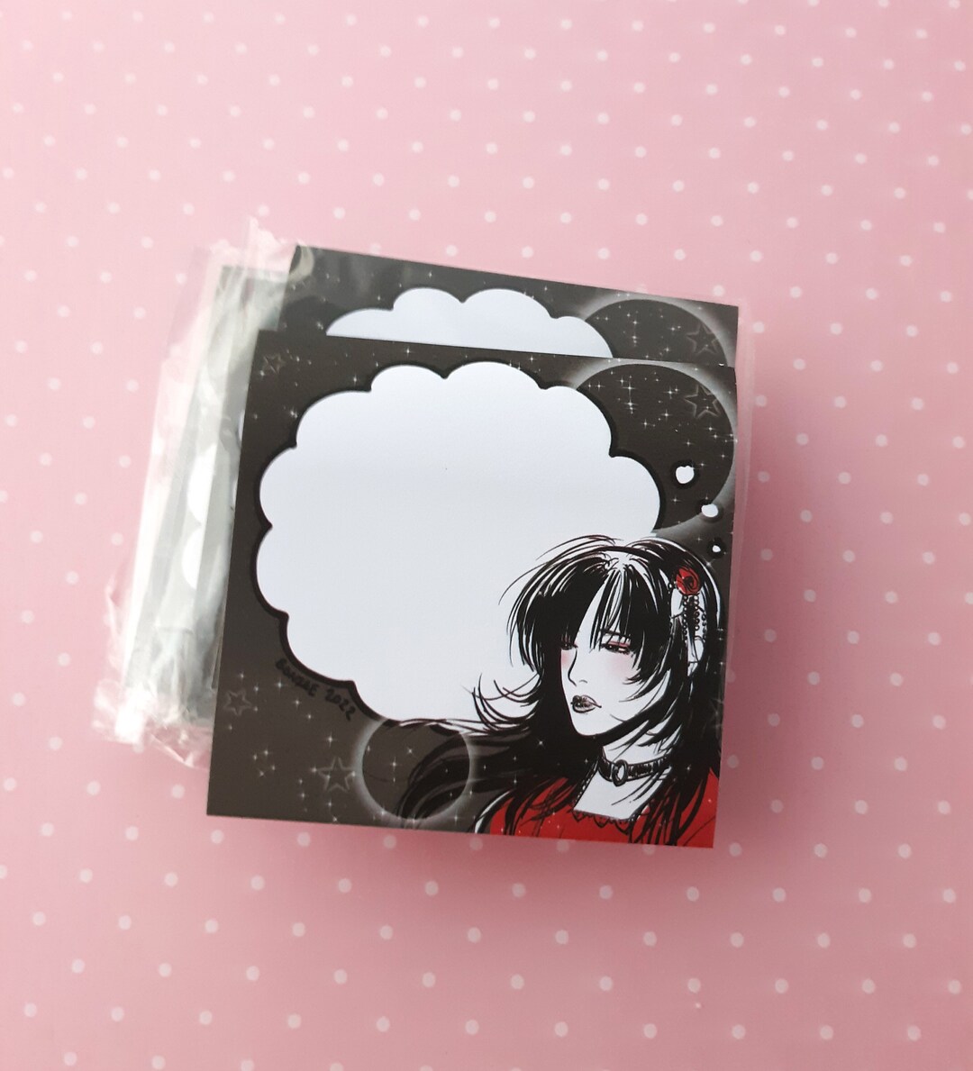 Gothic Stationary Post-it-note Notepad Pack - Etsy