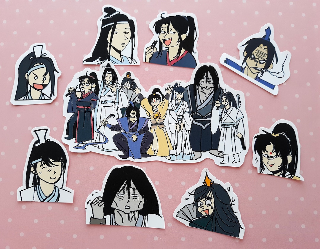 Funny Danmei MDZS / Mo Dao Zu Shi Sticker Set - Etsy