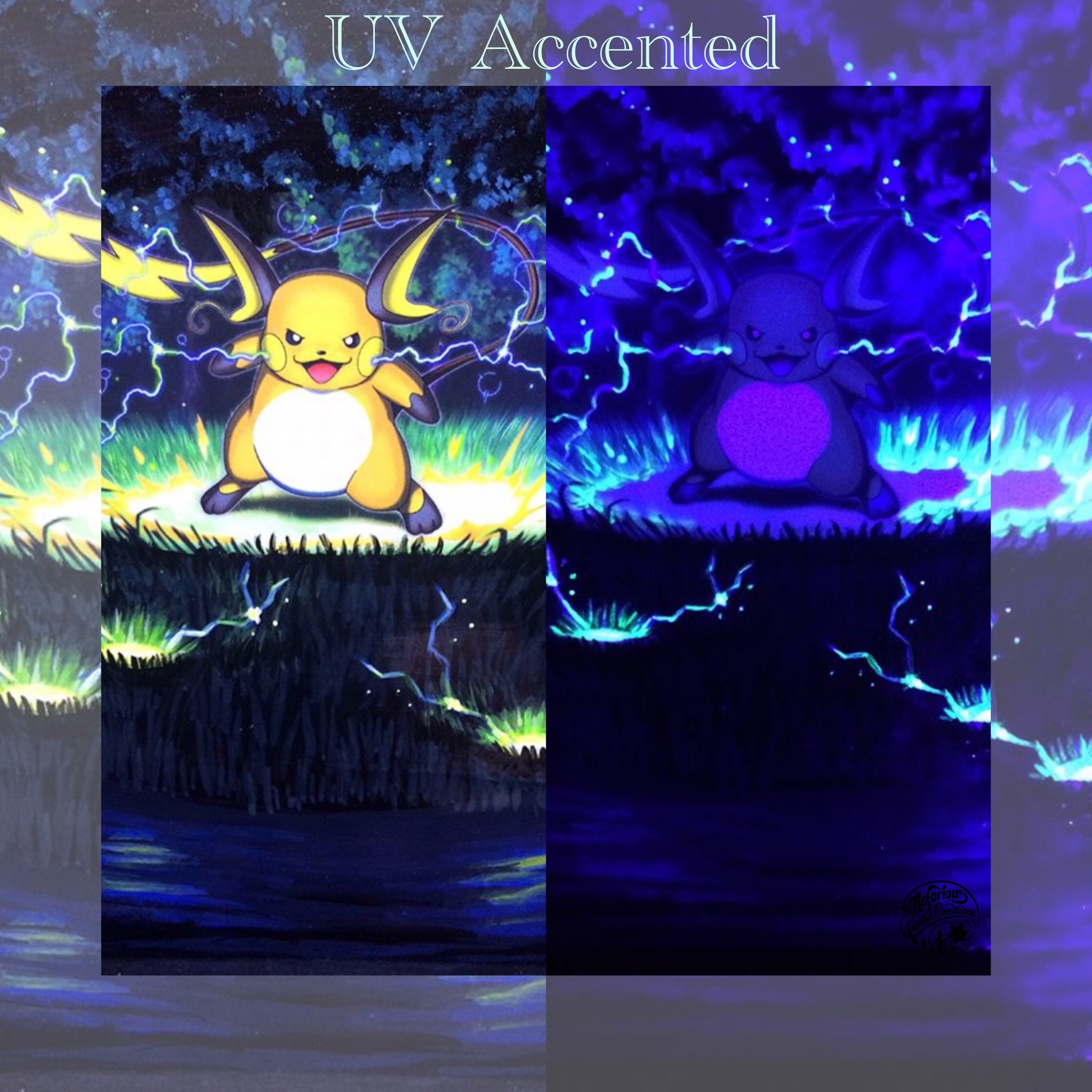 Custom Hand Painted Pokémon Card - Etsy