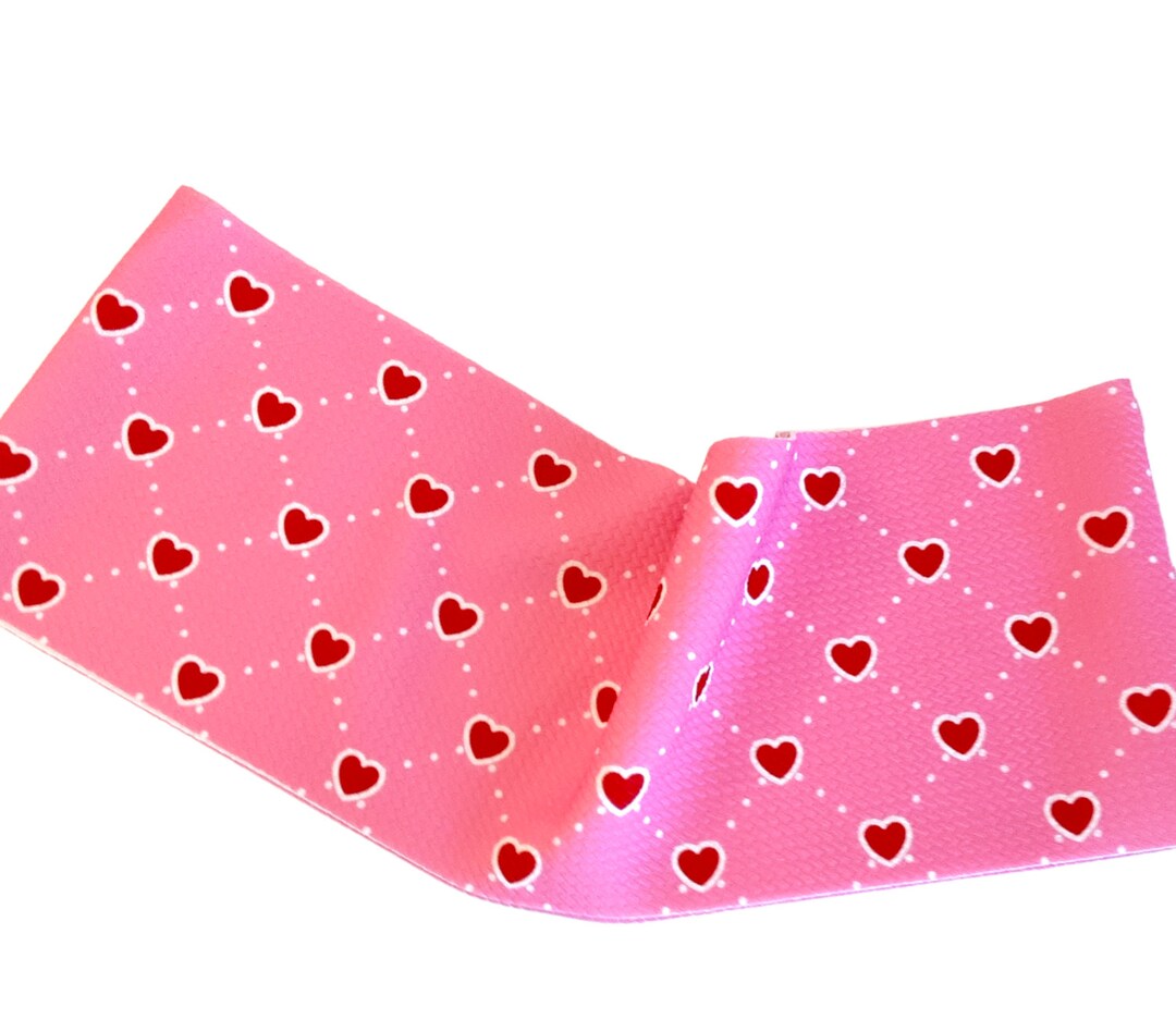 Bullet Knit Fabric, Valentines, Red Heart, Valentine Pink Hearts, Red ...