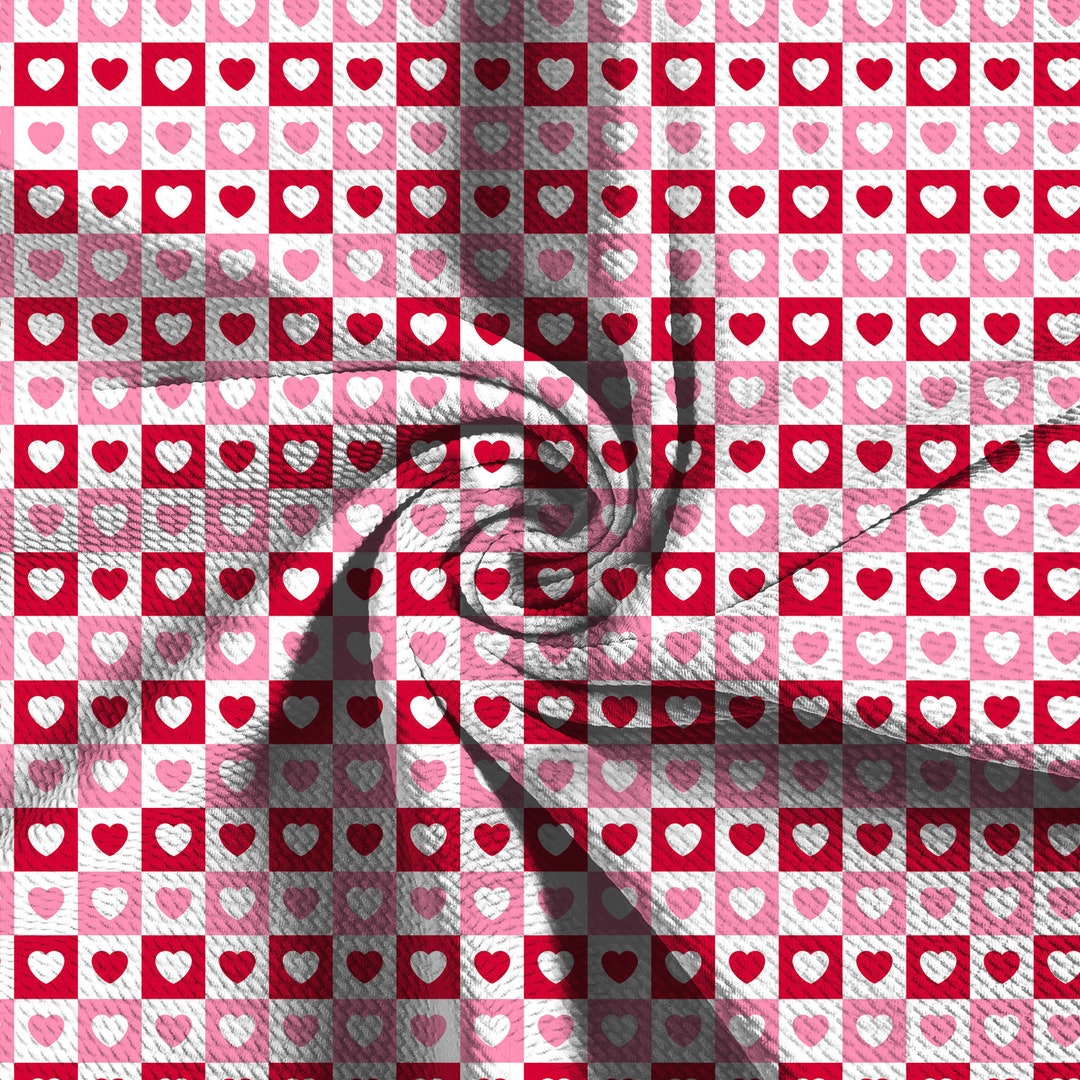 Bullet Knit Fabric, Valentines, Red Heart, Valentine Pink Hearts, Red ...