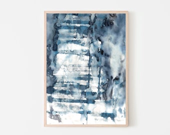 Printable Botanical Art Decorative Cyanotype Print Instant - Etsy