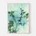 Botanical Art Cyanotype Wall Art Leaves Prints Landscape - Etsy