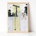 POWER LINES Cityscape Printable Collage Wall Art Digital Download Home ...