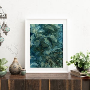 Printable Botanical Art, Decorative Cyanotype Print Instant Download ...